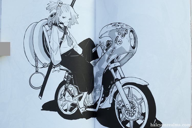 Acky Bright B/W Illustration Book Review - Halcyon Realms - Art Book ...