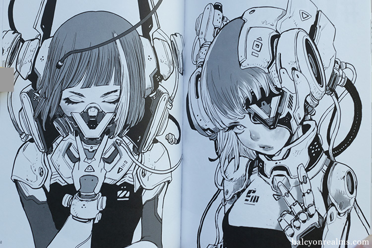 Acky Bright B/W Illustration Book Review - Halcyon Realms - Art Book ...