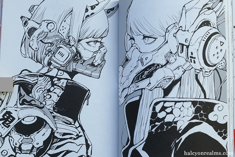 Acky Bright B/W Illustration Book Review - Halcyon Realms - Art Book ...