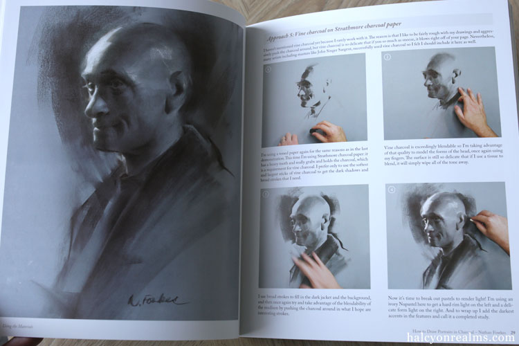 How To Draw Portraits In Charcoal - Nathan Fowkes Book Review - Halcyon ...