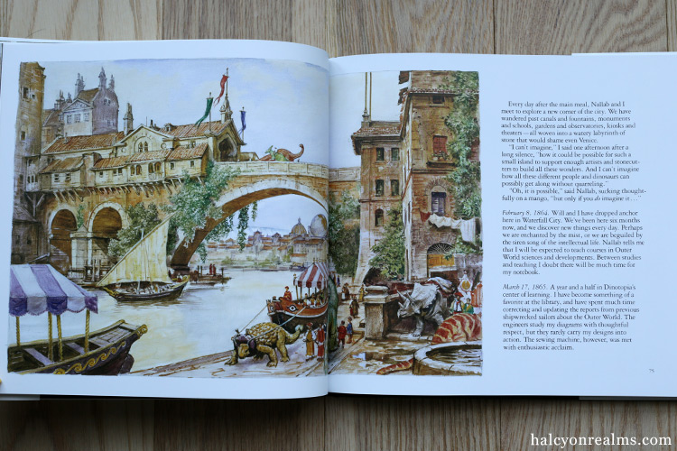 Dinotopia - James Gurney Art Book Review - Halcyon Realms - Art Book Reviews - Anime, Manga ...