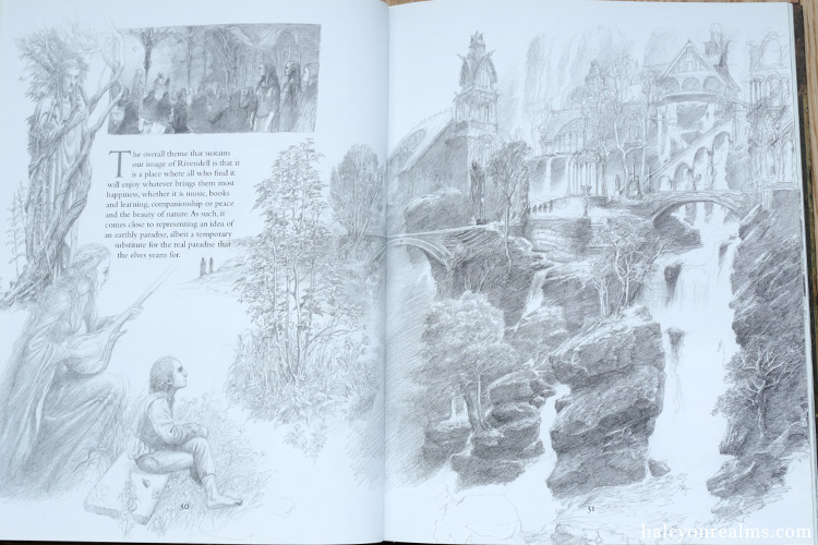 The Hobbit Sketchbook ( Alan Lee ) Review - Halcyon Realms - Art Book ...