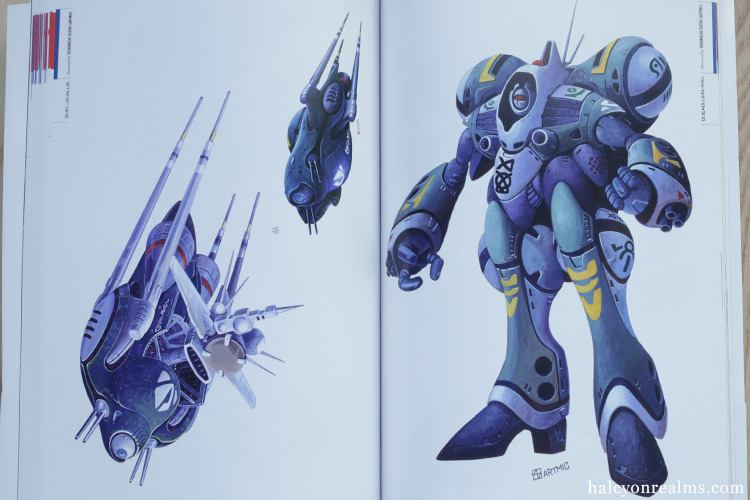 Macross Package Art Collection Book Review - Halcyon Realms - Art Book ...