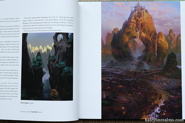 The Art Of Raya And The Last Dragon Book Review - Halcyon Realms - Art ...