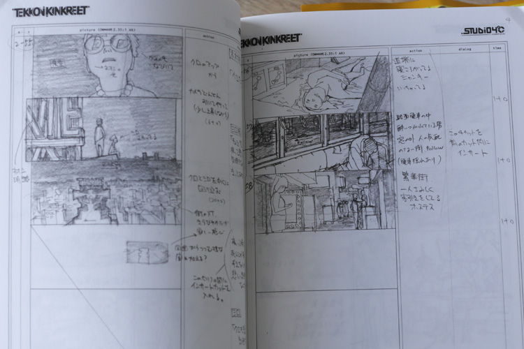Tekkon Kinkreet Storyboard Art Book Review - Halcyon Realms - Art Book ...