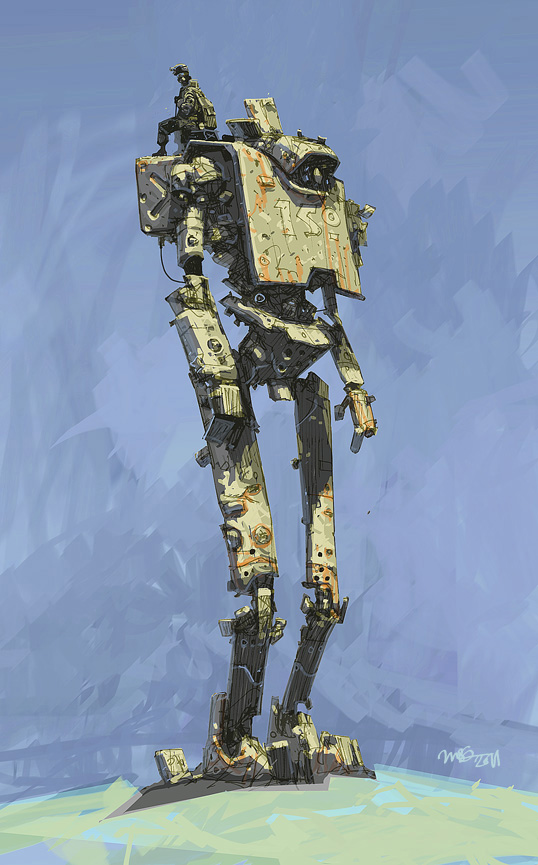 Mecha Mania - Robot Illustrations - Halcyon Realms - Art Book Reviews ...